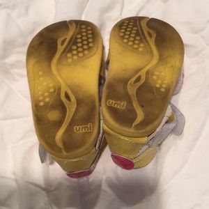 Umi | Shoes | Umi Leather Upper And Lined Yellow Sandal Good Con | Poshmark